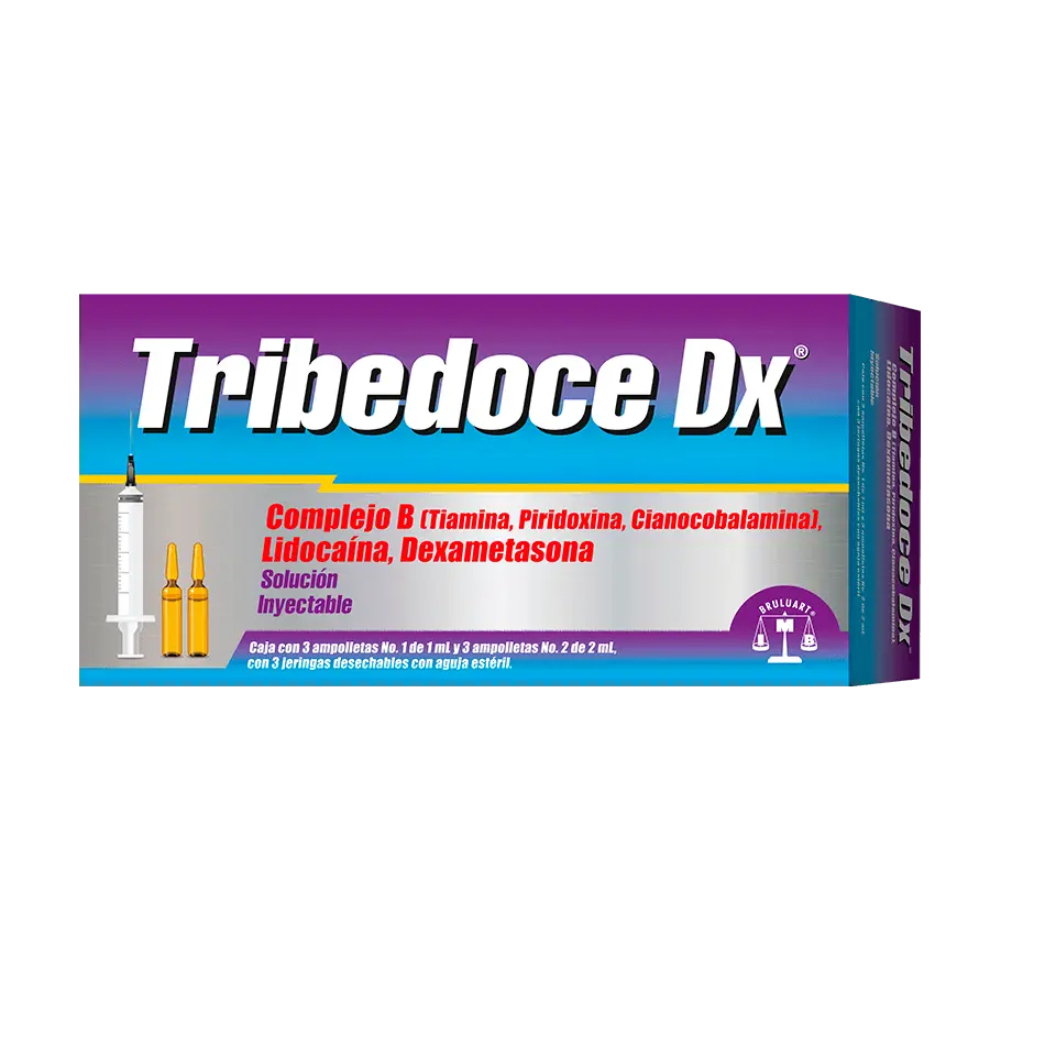 TRIBEDOCE DX SOLUCION INYECTABLE CON 3 (GI) | Farmacias MV